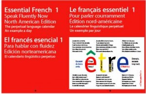 Language calendar for French